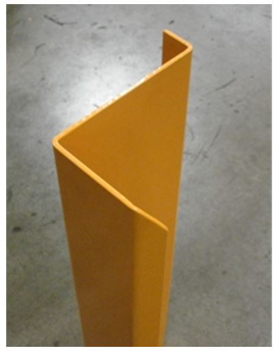 Trak Shield 48" Wall Z-Guard - Set of 2-trafficsafetywarehouse.com