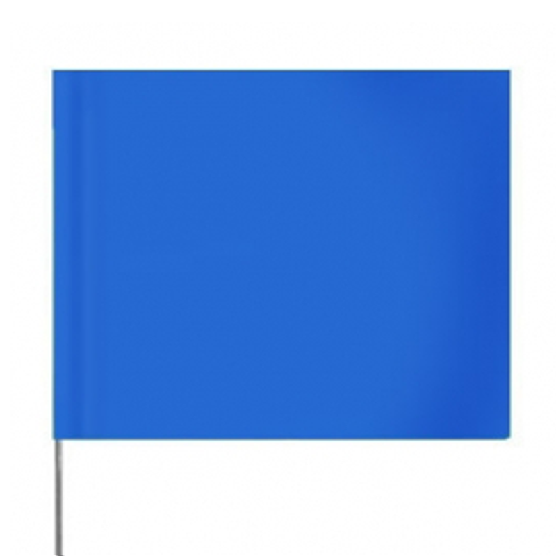 Blue Marking Flags - 1,000 Count-trafficsafetywarehouse.com