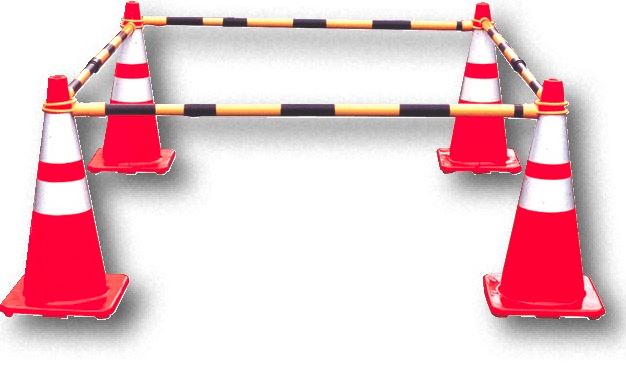 Cone Bar - Retractable Traffic Cone Bar - Safety Cone Bar ...