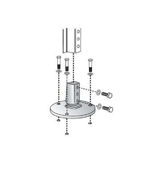 Snap n Safe Breakaway U-Channel Surface Mount Post Coupler ...
