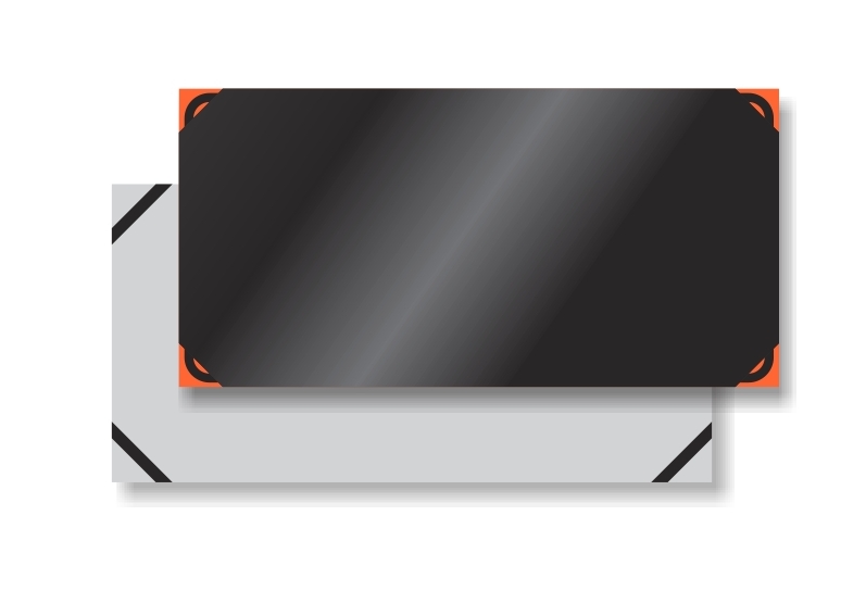 Rigid Black Sign Covers-trafficsafetywarehouse.com