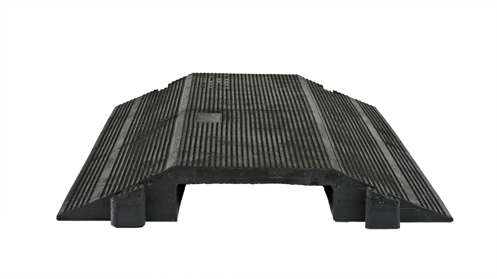 Single Channel Dropover 2" x 7 3/4" Black-trafficsafetywarehouse.com