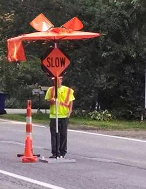 Flagger Joe (FlaggerJoe) Sign Safety System-trafficsafetywarehouse.com