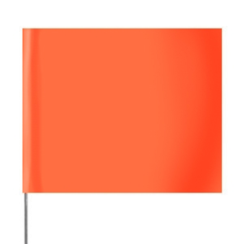 Orange Marking Flags - 1,000 Count-trafficsafetywarehouse.com
