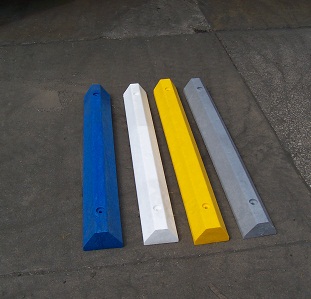 Plastic Parking Block - 6' Parking Block-trafficsafetywarehouse.com