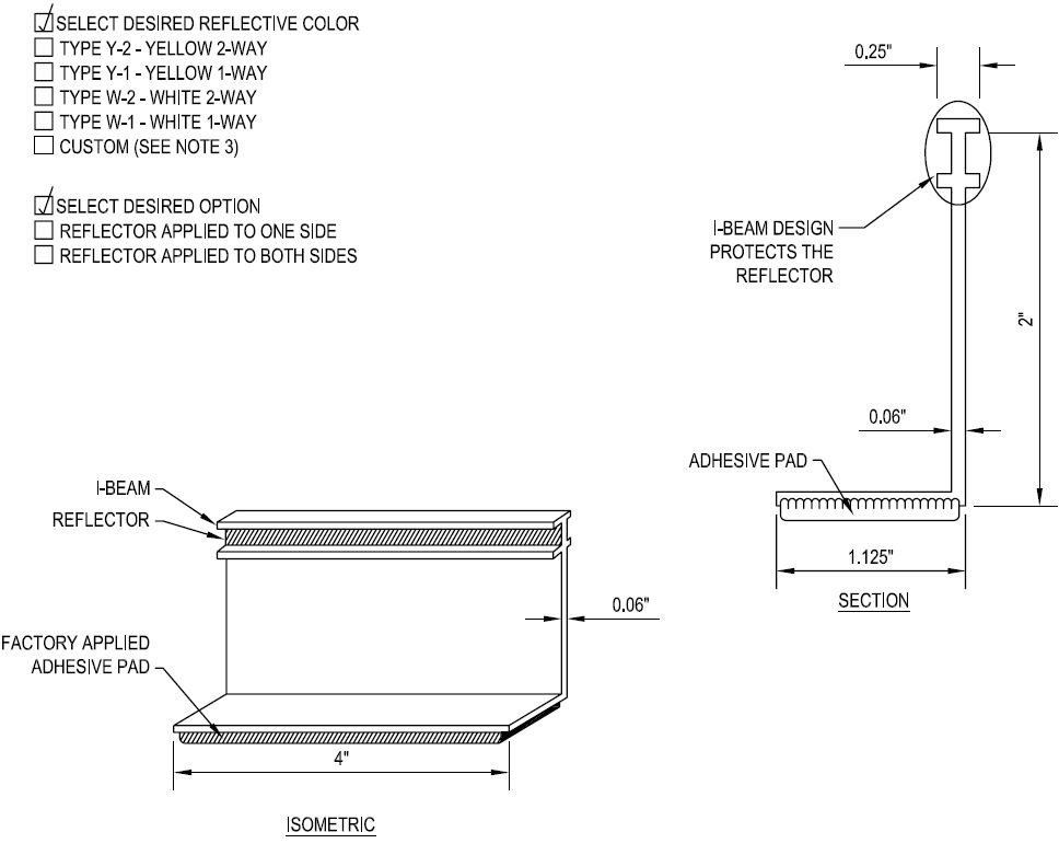 TOM - Temporary Overlay Marker - 4" (Pack of 1000 ...