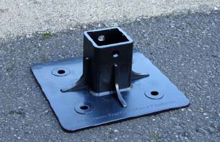 Handicap Parking Sign, Post & Base (Pack of 5)-trafficsafetywarehouse.com