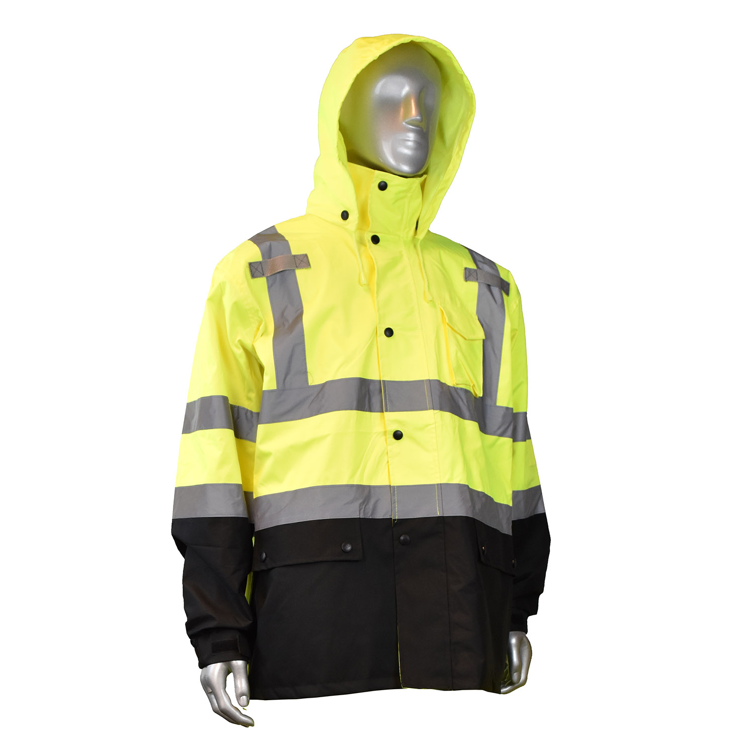 Class 3 General Purpose Rain Jacket-trafficsafetywarehouse.com Class 3 General Purpose Rain Jacket-trafficsafetywarehouse.com