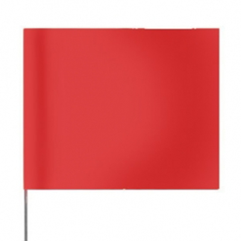 Red Marking Flags - 1,000 Count-trafficsafetywarehouse.com