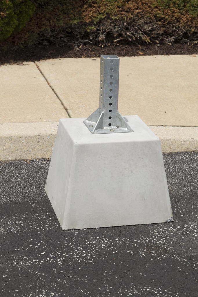Precast Concrete Sign Base