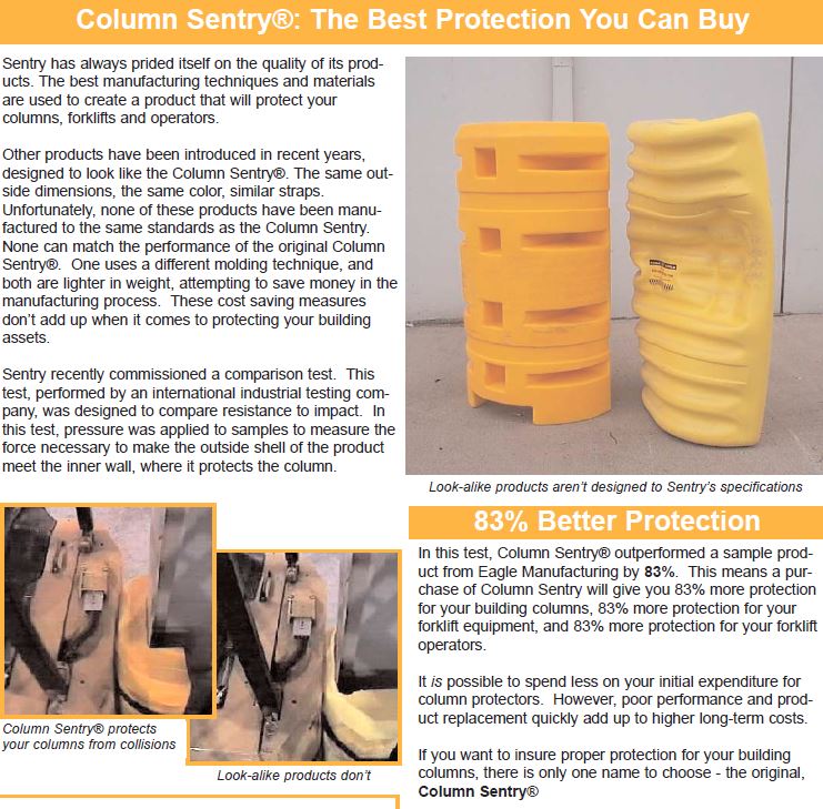 Column Sentry Column Protectors-trafficsafetywarehouse.com