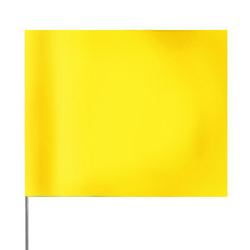 Yellow Marking Flags - 1,000 Count-trafficsafetywarehouse.com