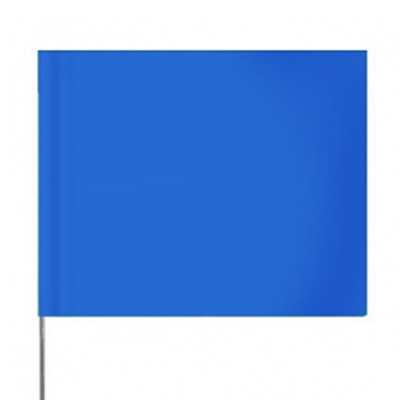 Blue Marking Flags - 1,000 Count-trafficsafetywarehouse.com