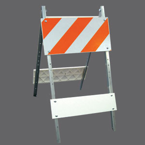 A-Frame Barricades - Plastic or Metal A-Frame Traffic Barricades