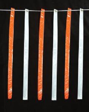 Reflective Streamer 1-1/2" x 30" - Single-trafficsafetywarehouse.com