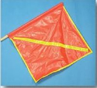 Reflective Highway Safety Flags Orange (Case of 10 Flags ...