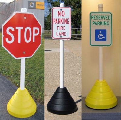 Rubber Sign Base-Traffic Safety Warehouse