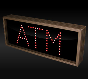 LED ATM Sign - ATM Signs for Sale - LED Signs-trafficsafetywarehouse.com